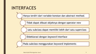 DESAIN PEMROGRAMAN BERORIENTASI OBJEK - INTERFACE DAN KELAS ABSTRAK.pptx