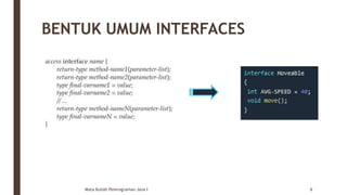 DESAIN PEMROGRAMAN BERORIENTASI OBJEK - INTERFACE DAN KELAS ABSTRAK.pptx