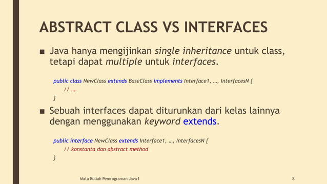 DESAIN PEMROGRAMAN BERORIENTASI OBJEK - INTERFACE DAN KELAS ABSTRAK.pptx