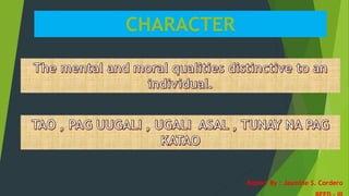 Pt 1 character of the teacher | PPTX