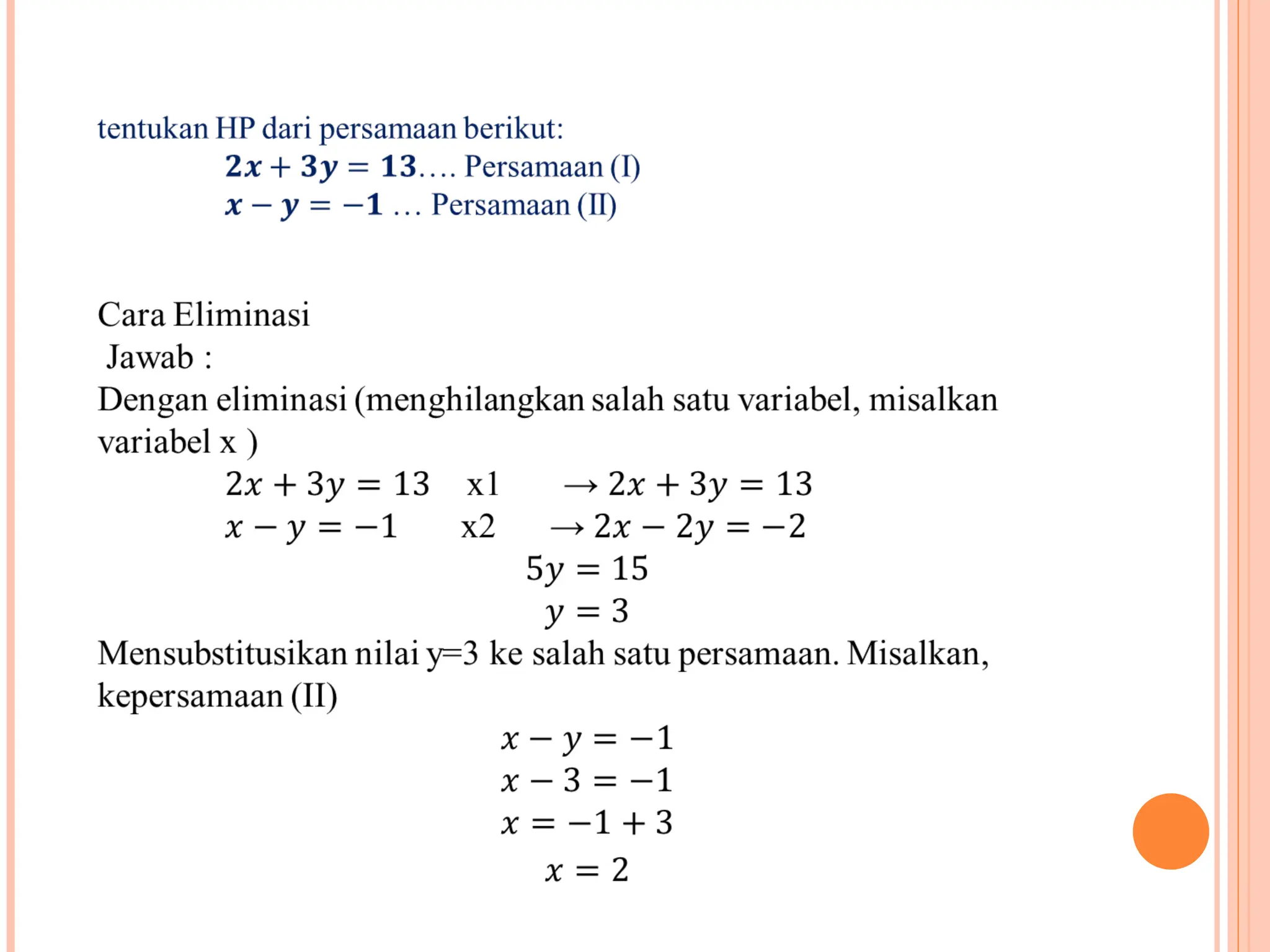 Persamaan Linier Metode Numerik Pertemuan1.ppt