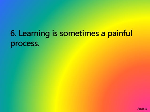Principles of Learning | PPTX | Education