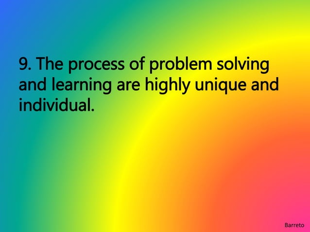 Principles of Learning | PPTX | Education