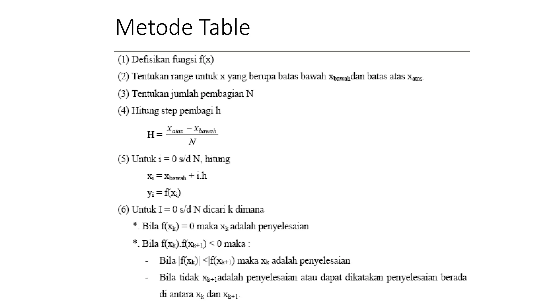 Pt2 Metode Tabel Metode Tabel Metnum.pptx