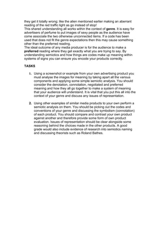 Pt 2 use semiotic analysis worksheet | DOC