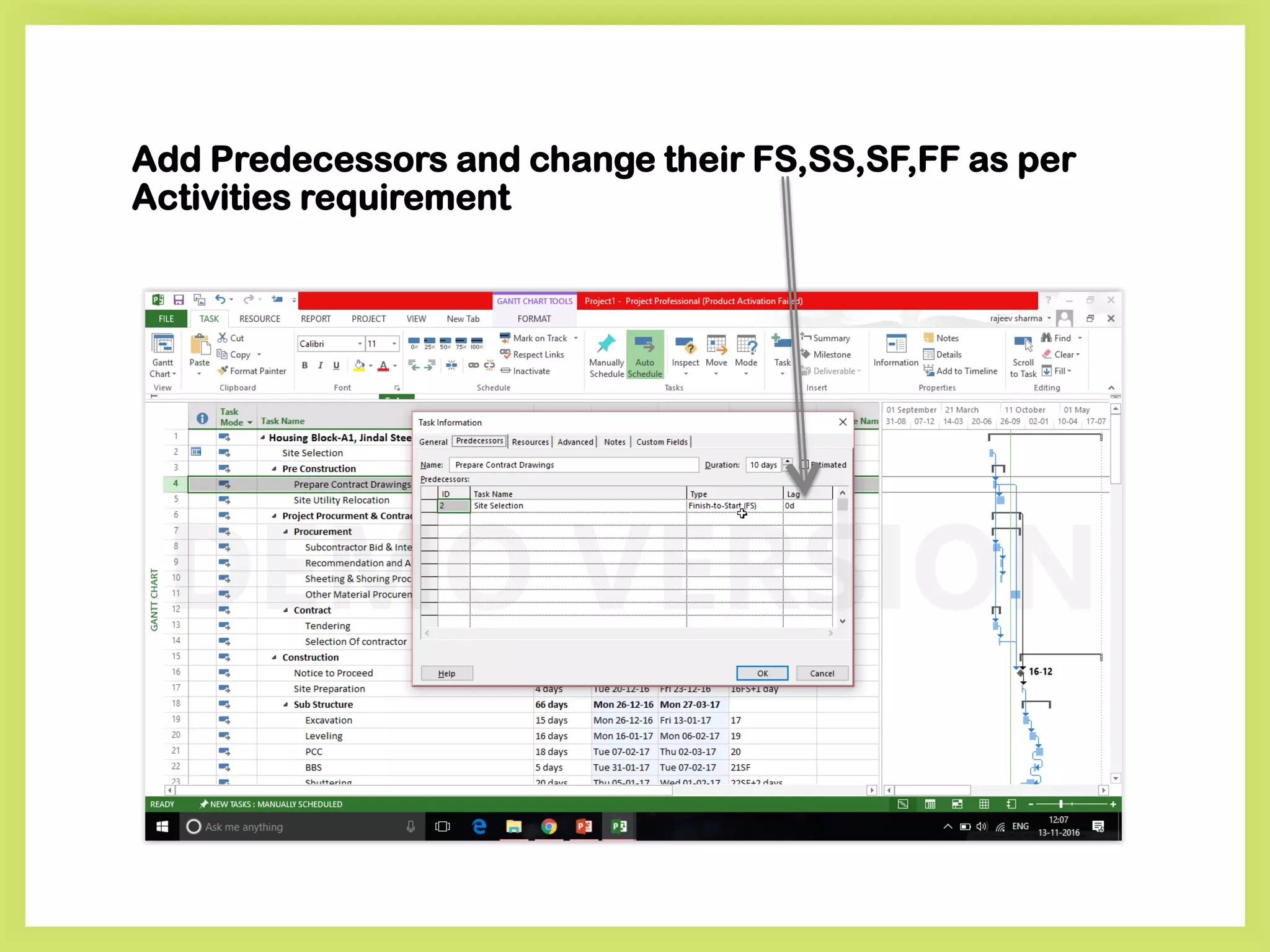 Microsoft Project - MSP | 2013-2016 | PDF