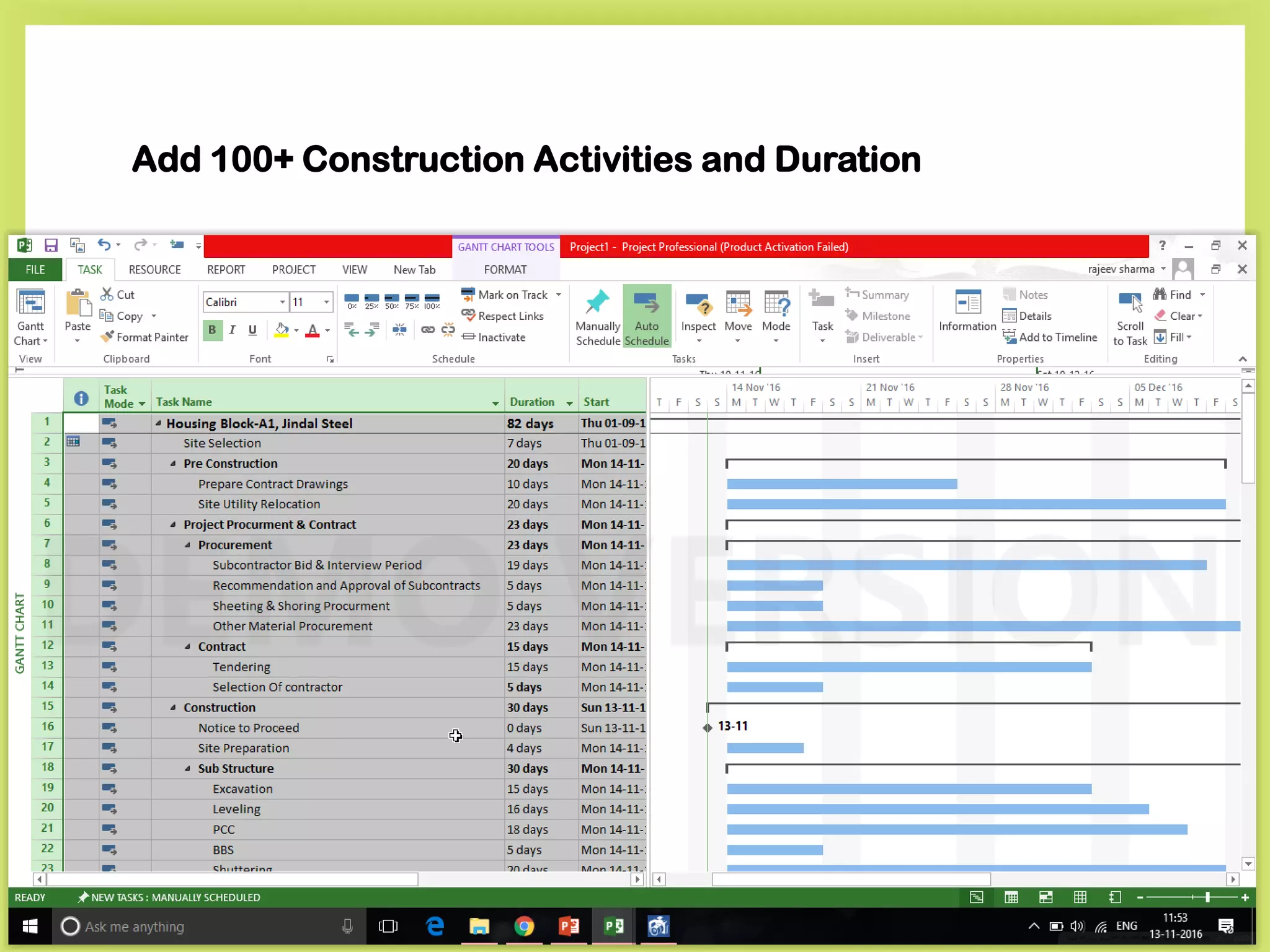 Microsoft Project - MSP | 2013-2016 | PDF