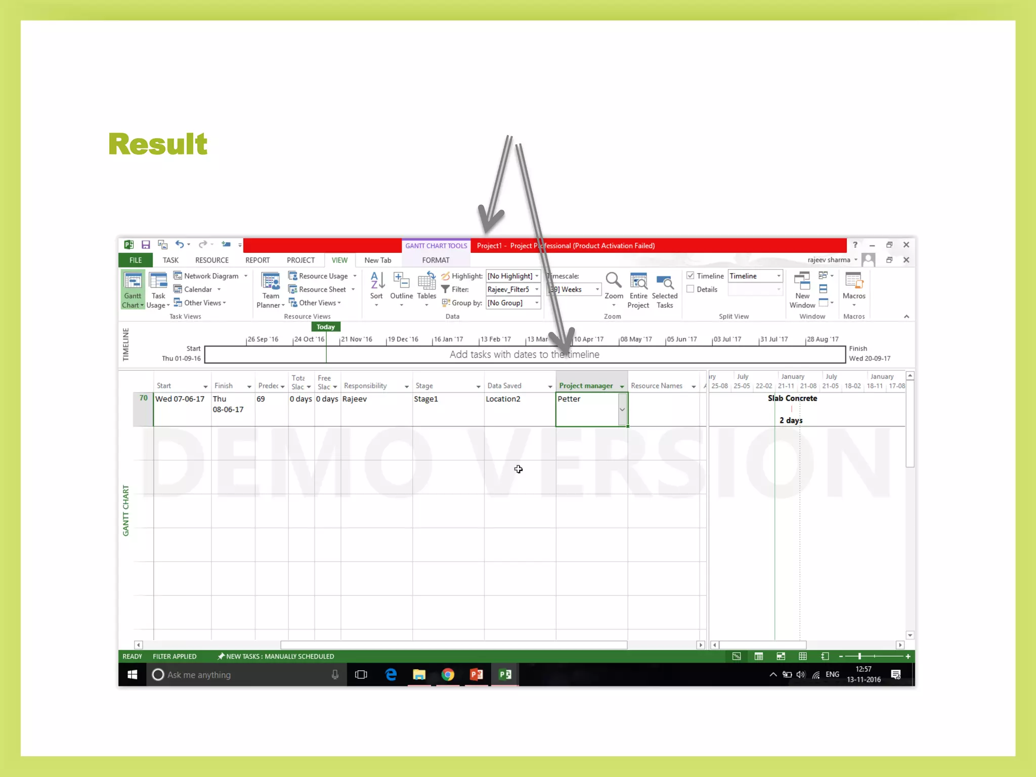 Microsoft Project - MSP | 2013-2016 | PDF