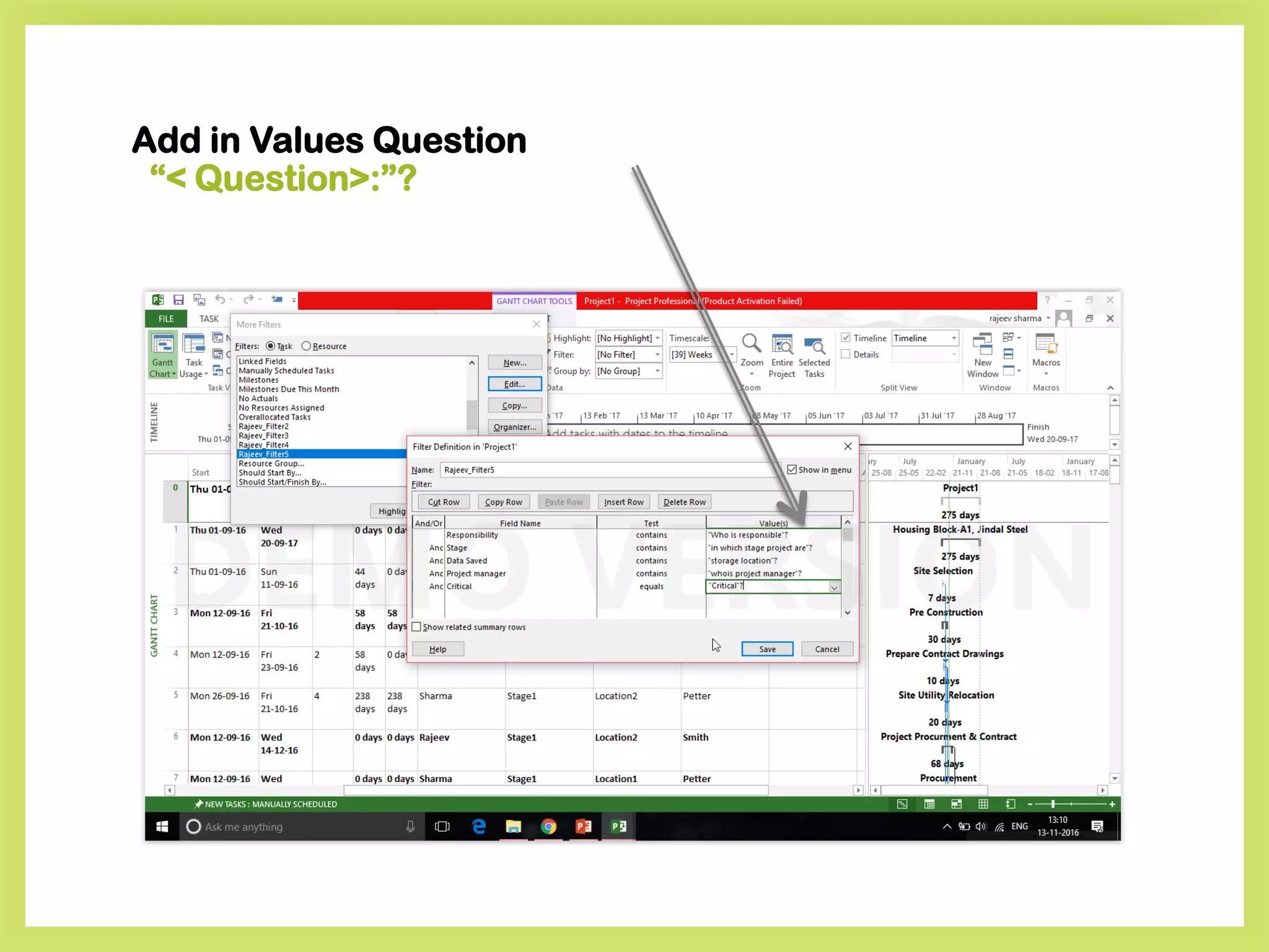 Microsoft Project - MSP | 2013-2016 | PDF