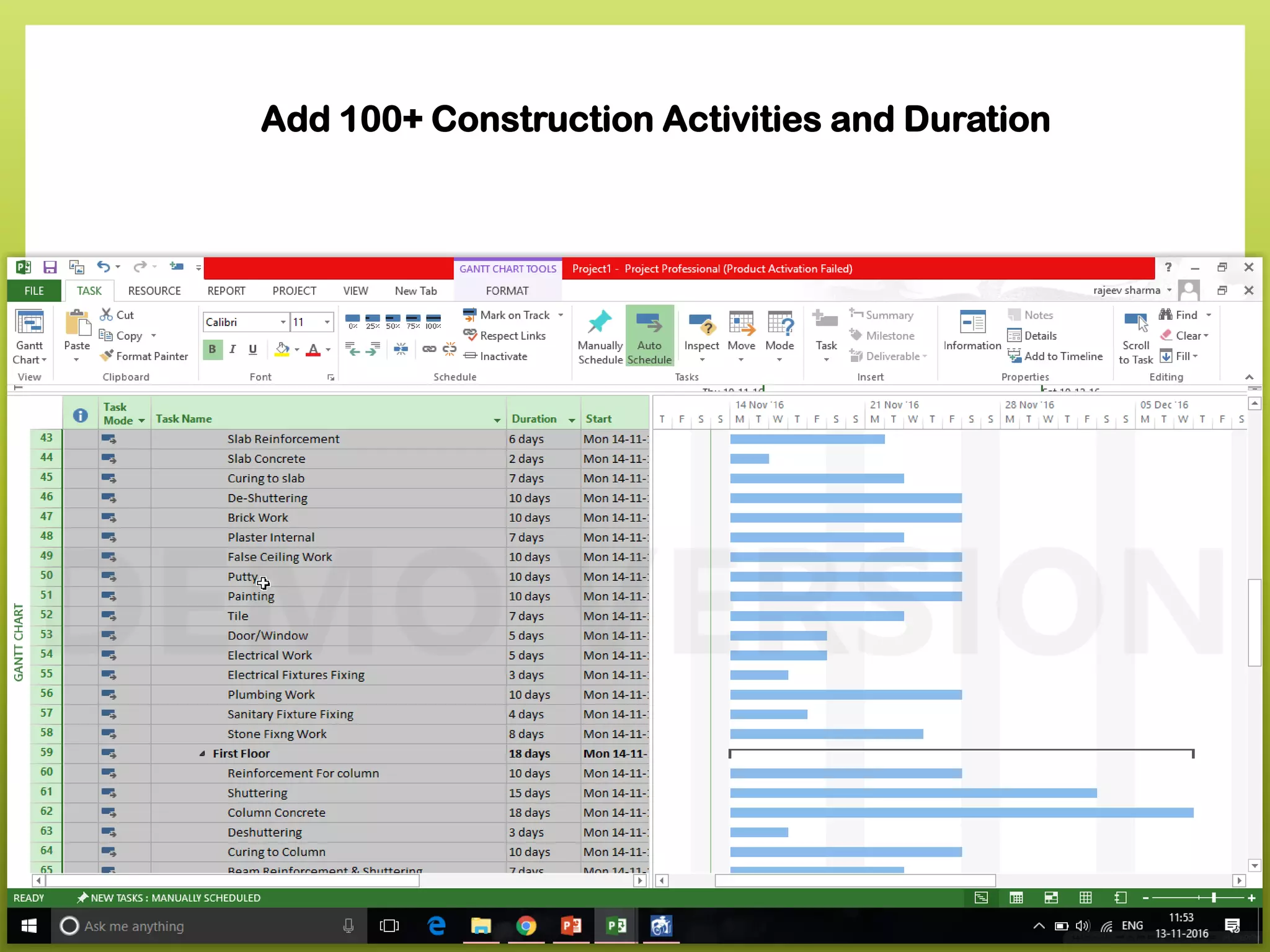 Microsoft Project - MSP | 2013-2016 | PDF