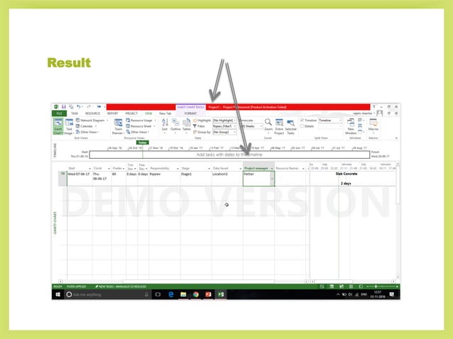 Microsoft Project - MSP | 2013-2016 | PPT