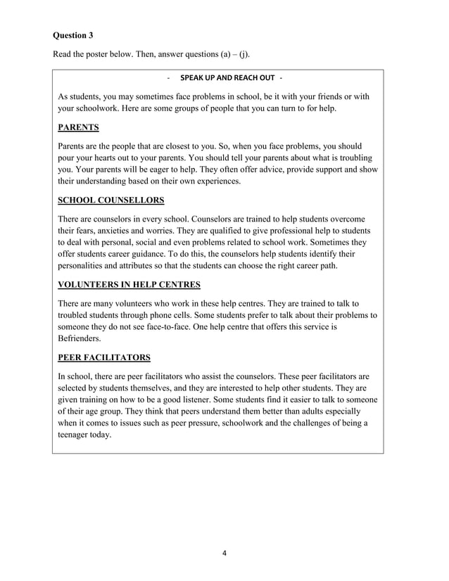 PT3 English Model 1 (Answer) | DOCX