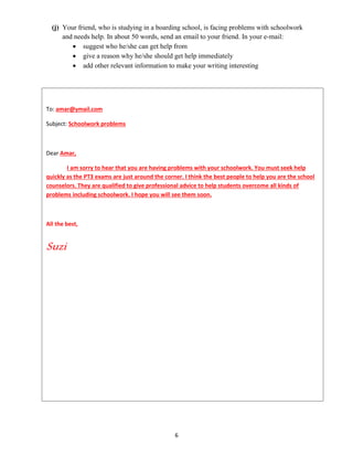 PT3 English Model 1 (Answer) | DOCX