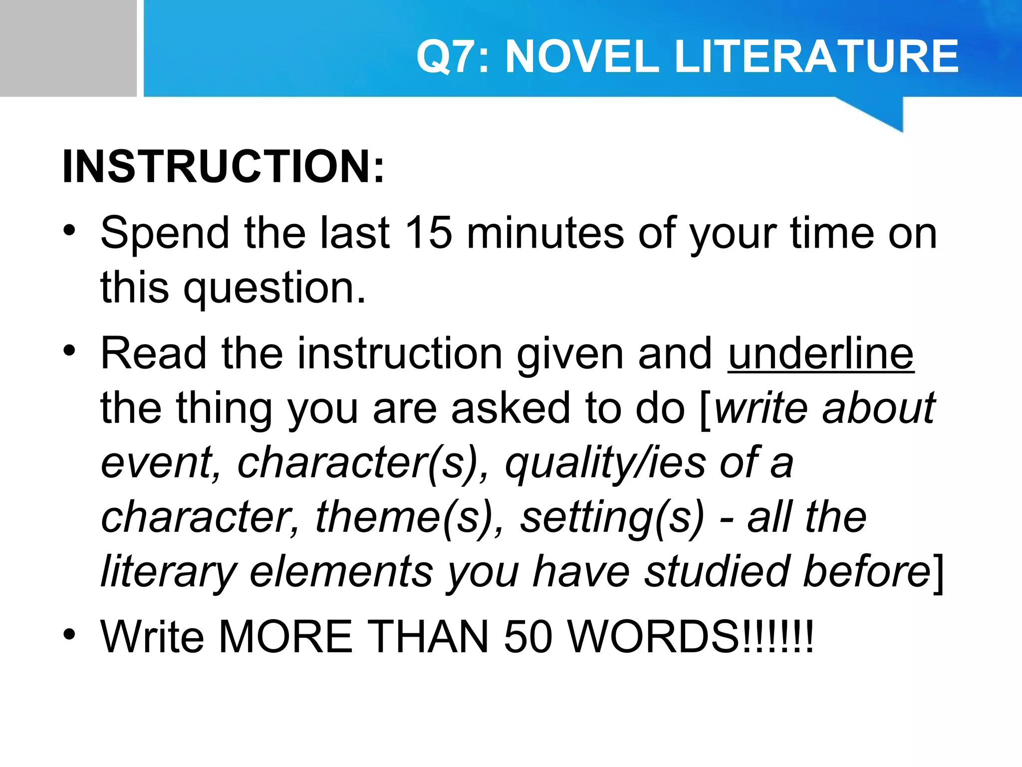 Tips & Techniques of Answering PT3 English Paper 2015 | PPT