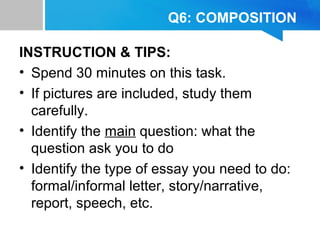 Tips & Techniques of Answering PT3 English Paper 2015 | PPT