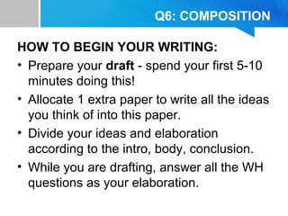 Tips & Techniques of Answering PT3 English Paper 2015 | PPT