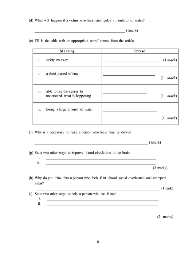 Pt3 form 2 final exam | DOCX