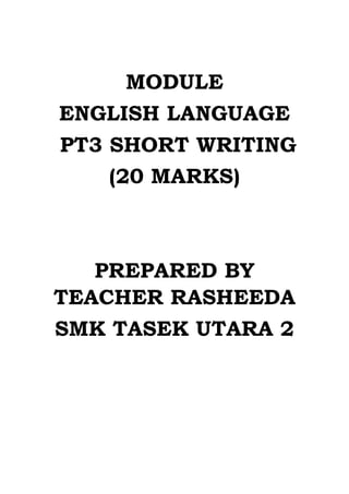 Pt3 short writing | PDF | Free Download