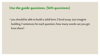 Pt3 writing format | PPTX