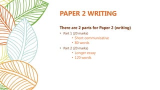 PT3 Writing Part 1 Lower Form CEFR..pptx