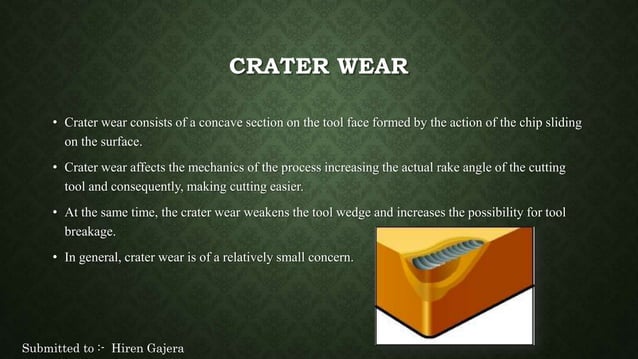 Tool wear & Tool life / Machinability / Surface roughness | PPTX ...
