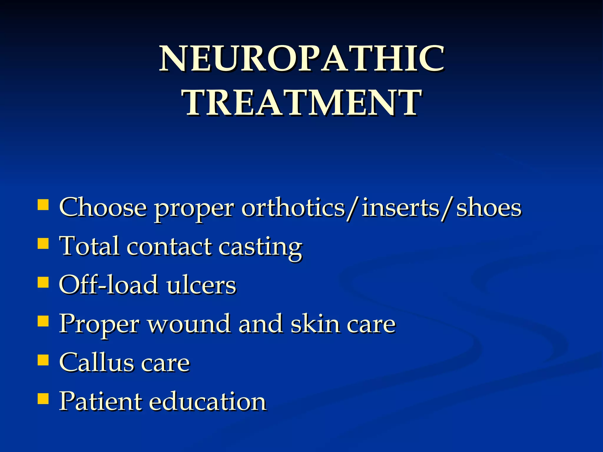 PT804 Neuropathic Ulcer Treatment | PPT