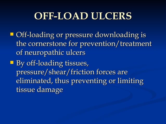 PT804 Neuropathic Ulcer Treatment | PPT