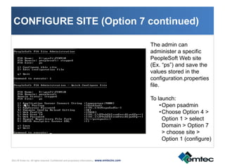 PeopleSoft Tools 8.52 - PSADMIN Enhancements | PPTX