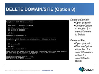 PeopleSoft Tools 8.52 - PSADMIN Enhancements | PPTX