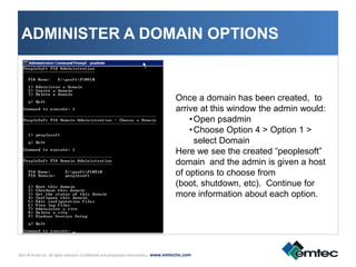 PeopleSoft Tools 8.52 - PSADMIN Enhancements | PPTX