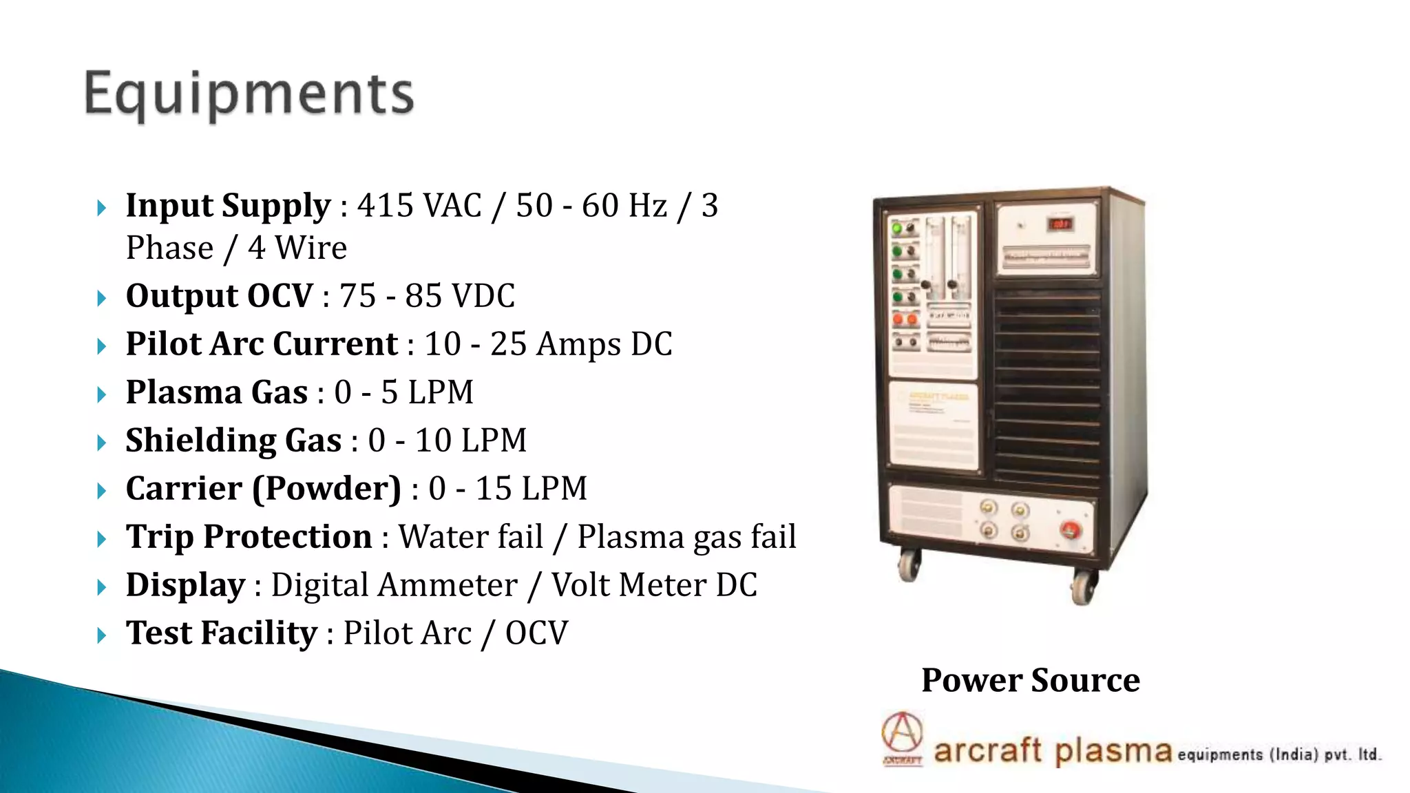Plasma Transfered Arc Welding Machine ppt | PPTX