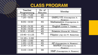 PTA-Orientation ON THE OPENING OF CLASSES FOR SCHOOL YEAR 2024-2025 OF ...