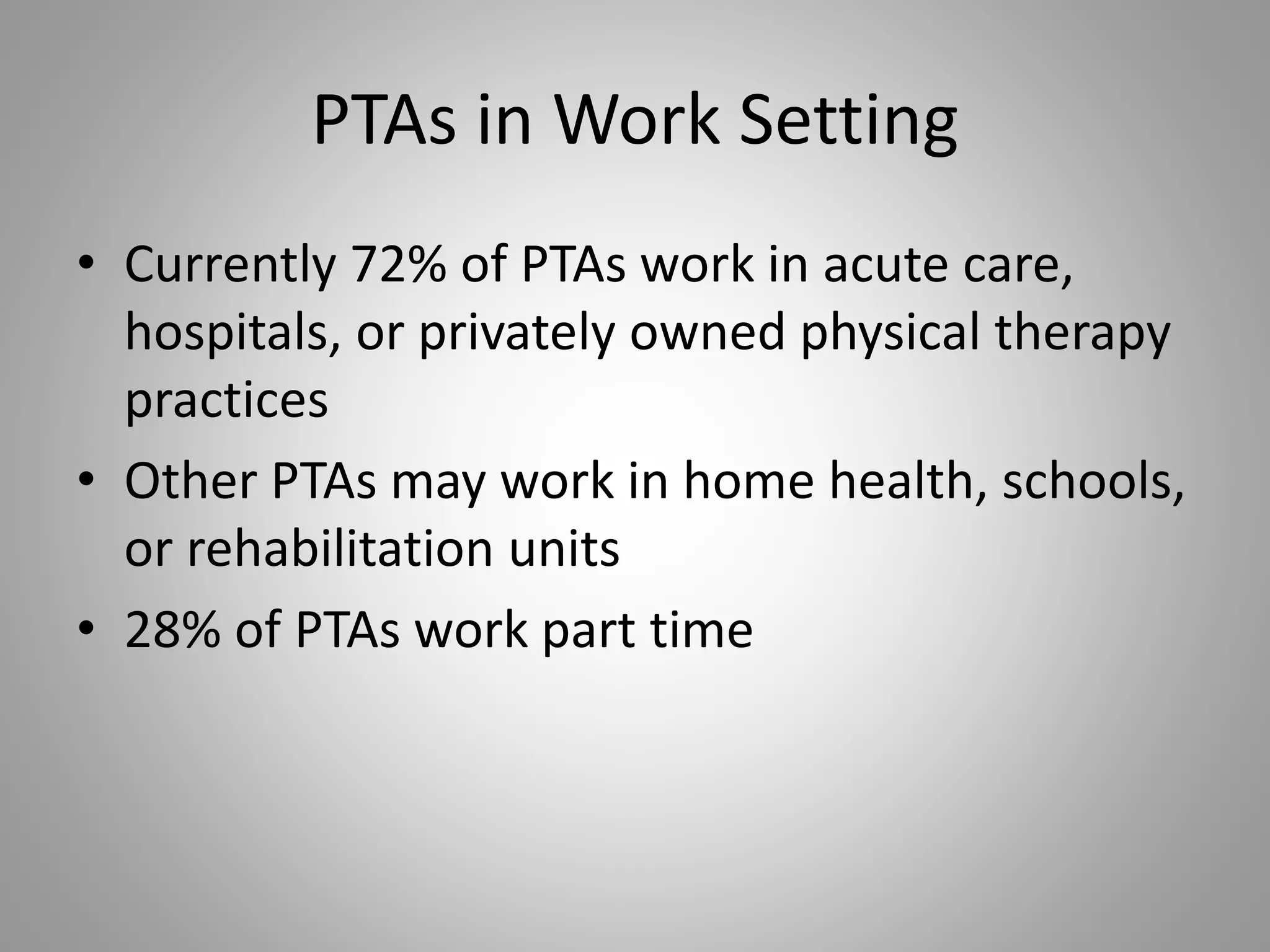 Pta acute care | PPTX
