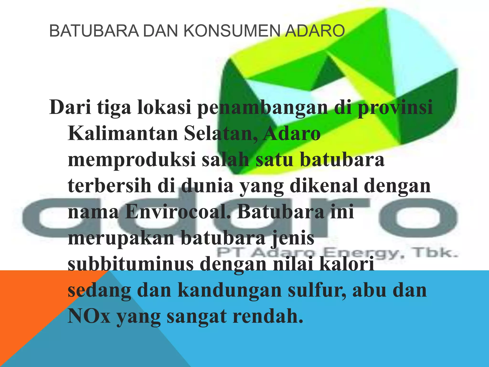 Pt adaro , tugas power point | PPTX