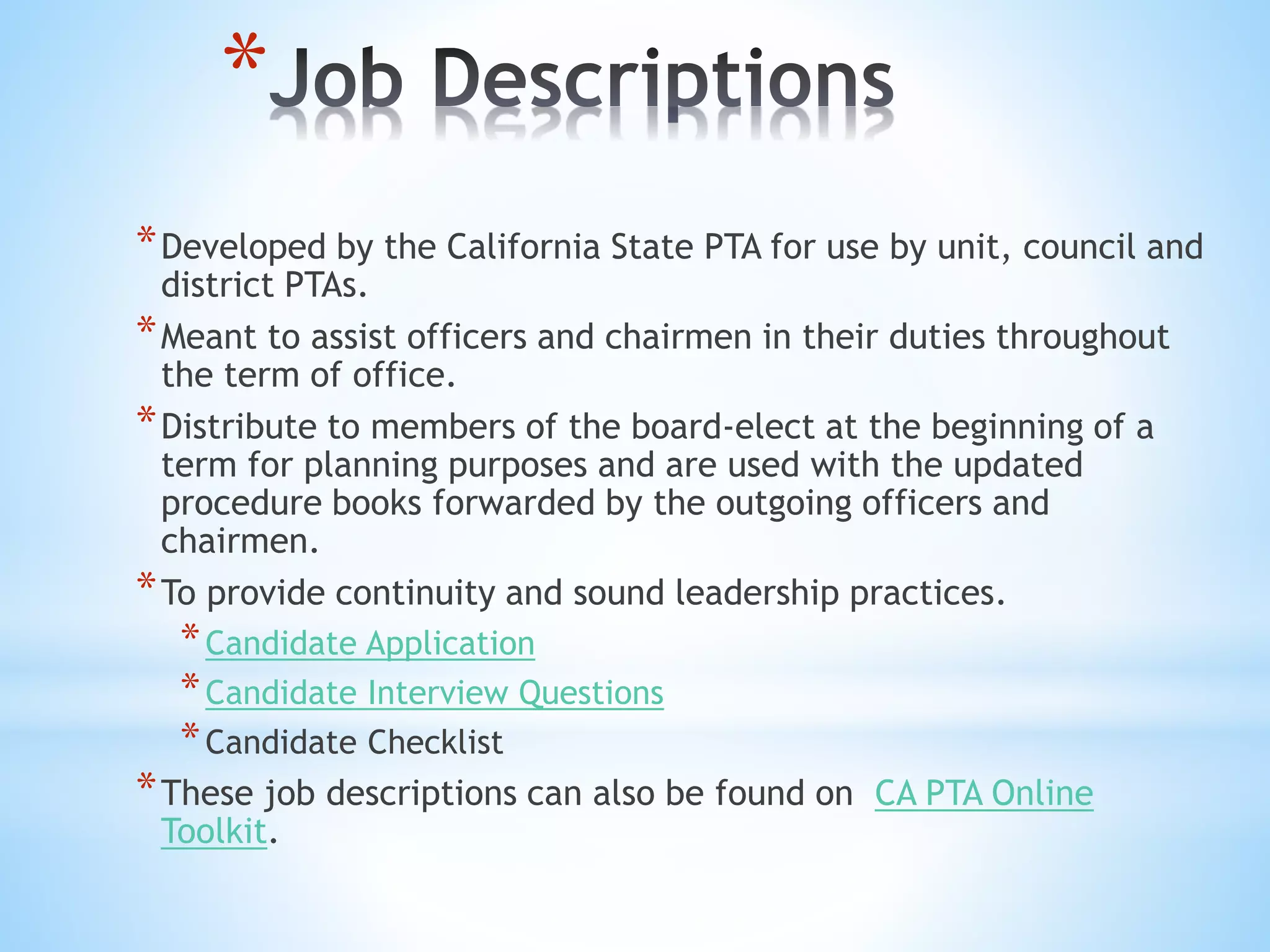 PTA Elections Guide | PPTX