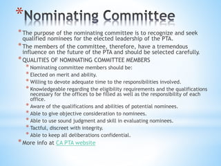 PTA Elections Guide | PPTX