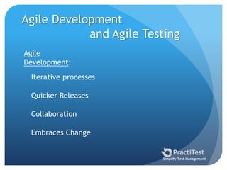 Agile testing webinar | PPTX