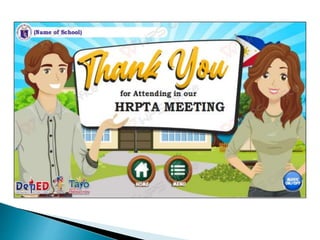 PTA MEETING and card day PRESENTATION powerpoint | PPTX