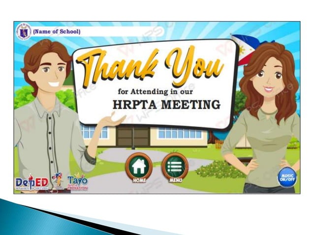PTA MEETING and card day PRESENTATION powerpoint | PPTX