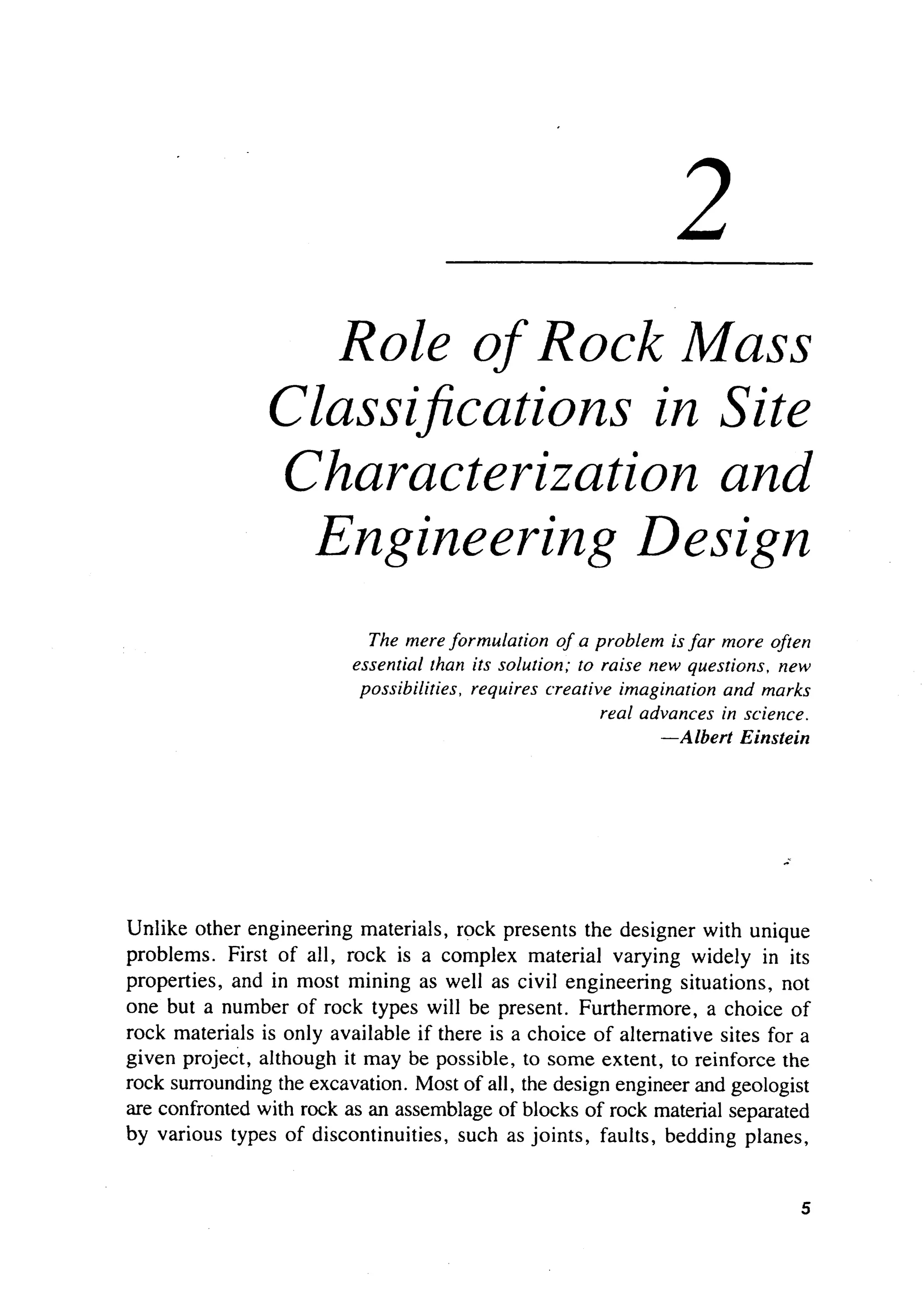 Pt amir hajar kilsi engineering rock mass classifications | PDF