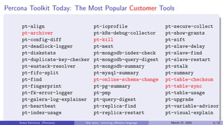 War Story: Removing Offensive Language from Percona Toolkit | PDF