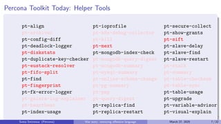 War Story: Removing Offensive Language from Percona Toolkit | PDF