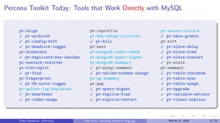 War Story: Removing Offensive Language from Percona Toolkit | PDF