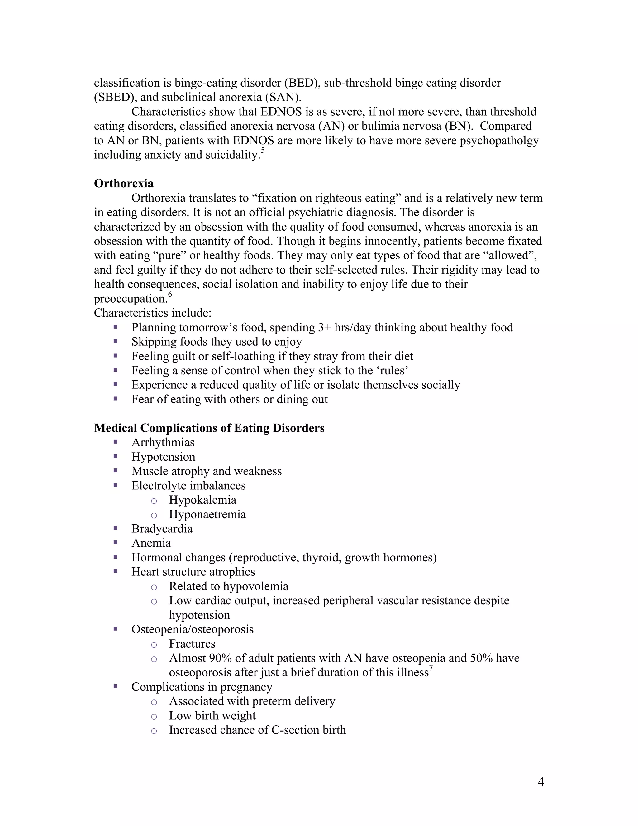 Physical Therapy in Eating Disorder Treatment Centers | PDF