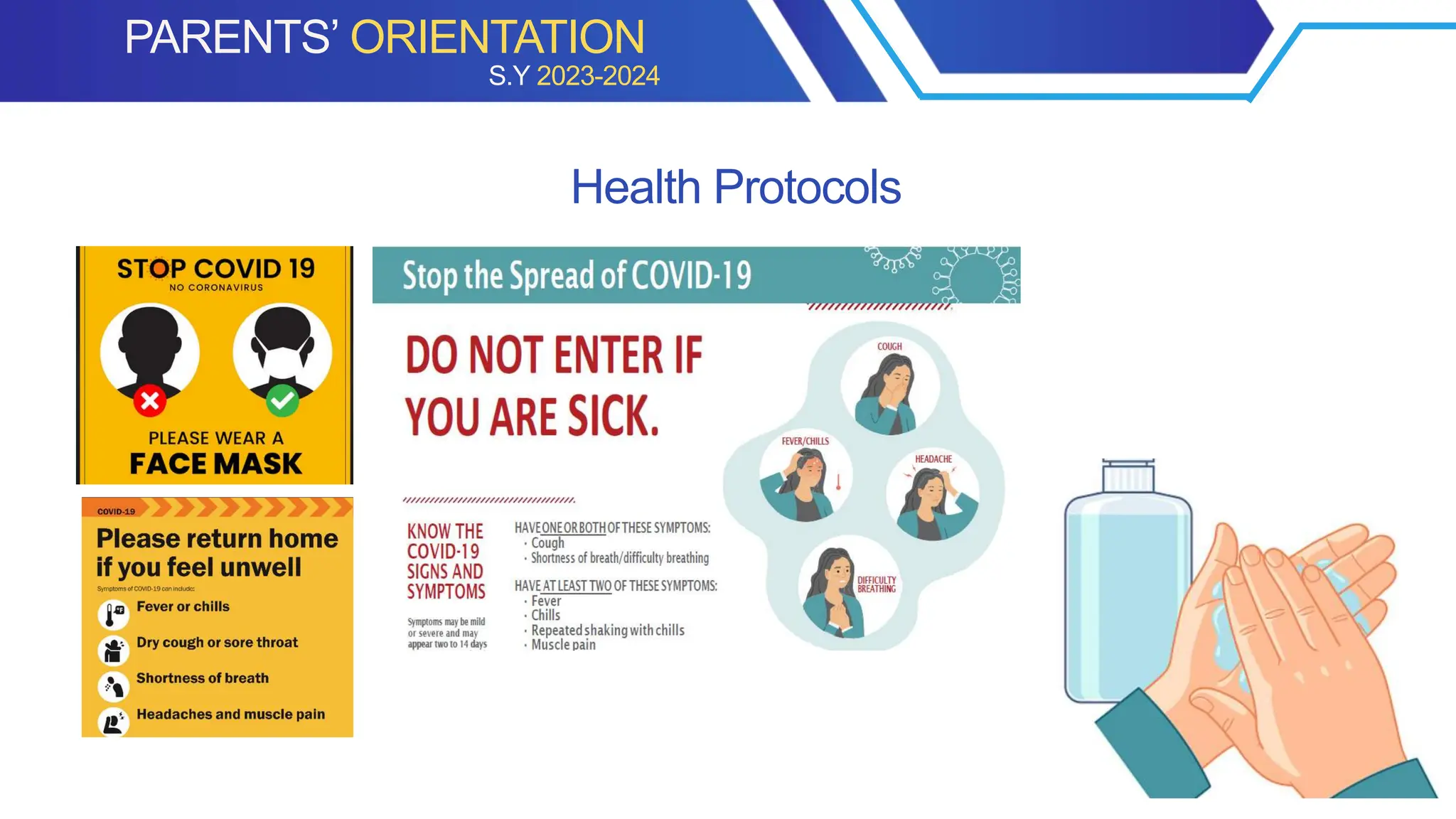 PTA ORIENTATION for the school year to guide the parents on what to ...