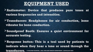 PTA Presentation.pptx a presentation on Pure Tone Audiometry | PPT