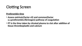 pt aptt.pptx New coagulation tests 22222 | PPTX