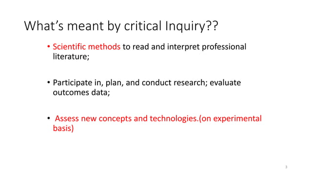 PT as a critical inquirer new edited.pptx | Free Download