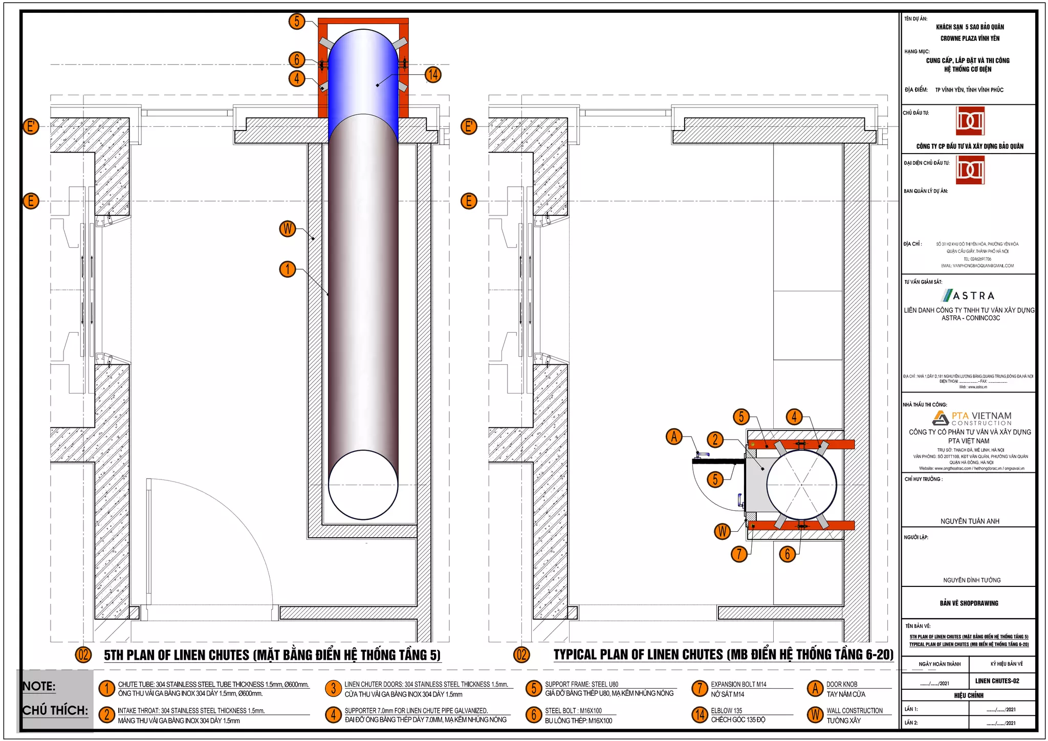 PTA SHOPDRAWING LINEN CHUTE | PDF