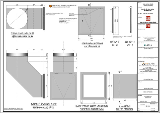 PTA SHOPDRAWING LINEN CHUTE | PDF